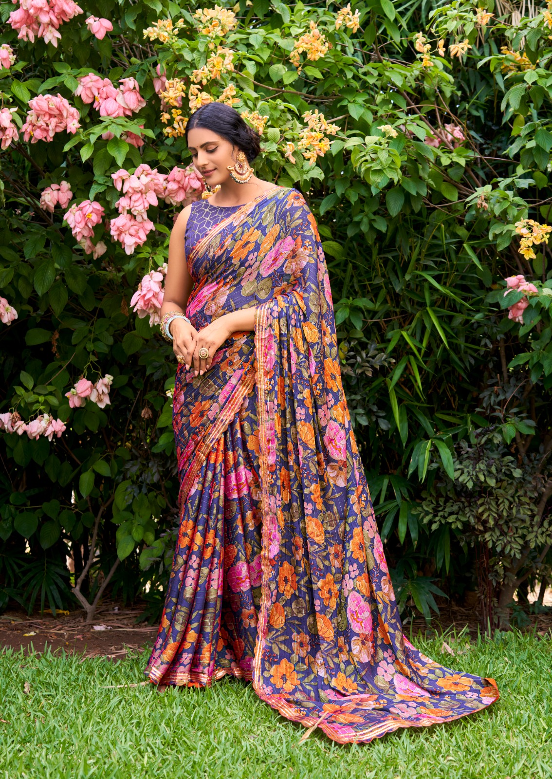 Buy bulk silk sarees online at wholesale price from Surat, India